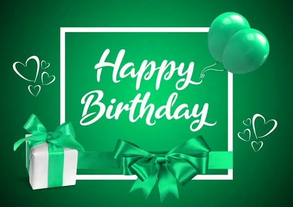 Happy Birthday Green Front – Retro Sweet Kings